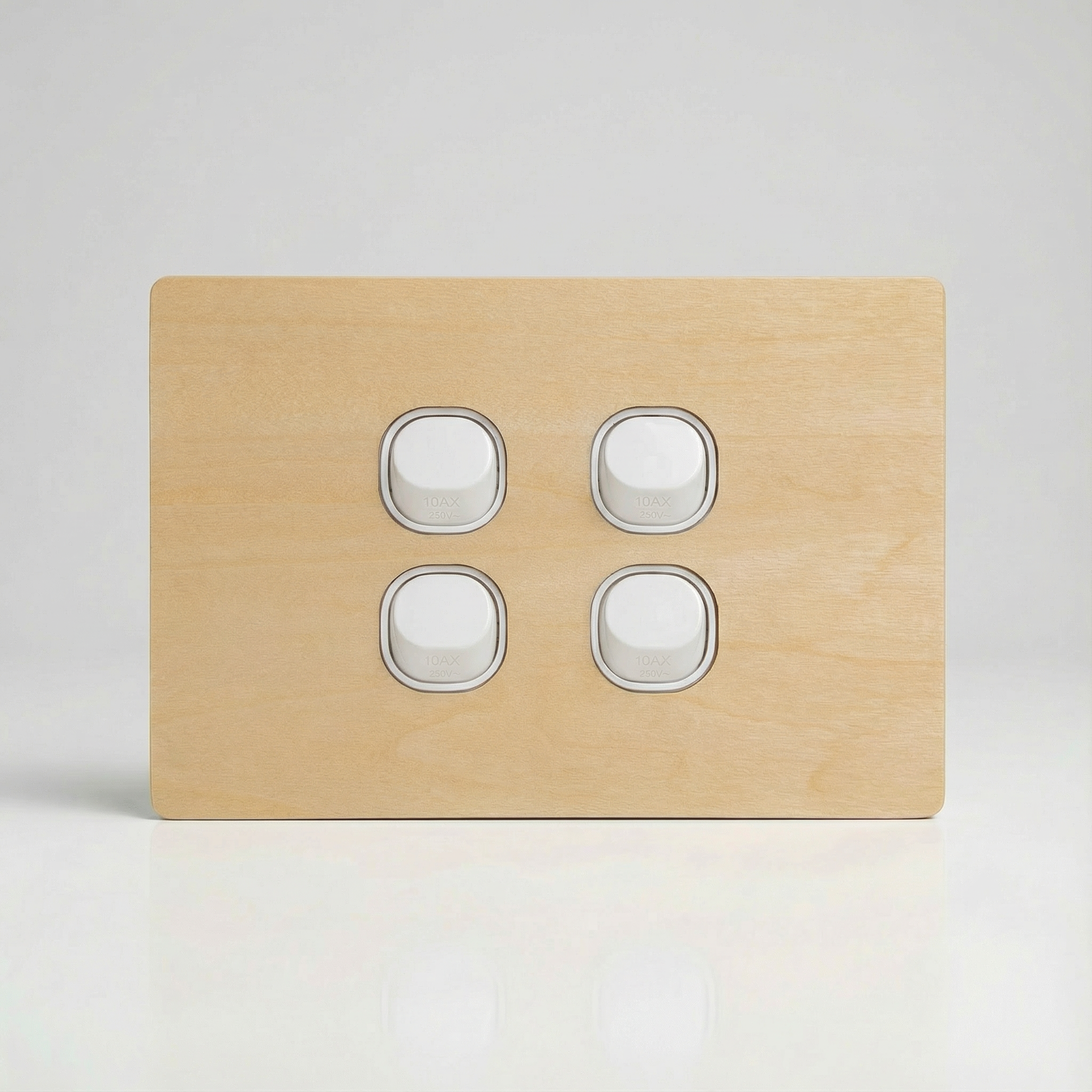 Plywood 4 Gang Cover – Timber Plates